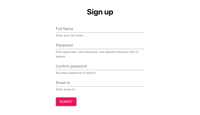 React TypeScript Hooks: Form Validation with Formik, Yup & Material-UI